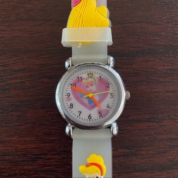 Disney | Accessories | Disney Cinderella Rubber Watch | Poshmark